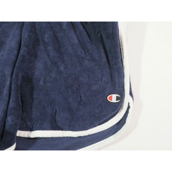 Champion | Other | New Champion Terry Cloth Hooded Romper Navy Blue ...